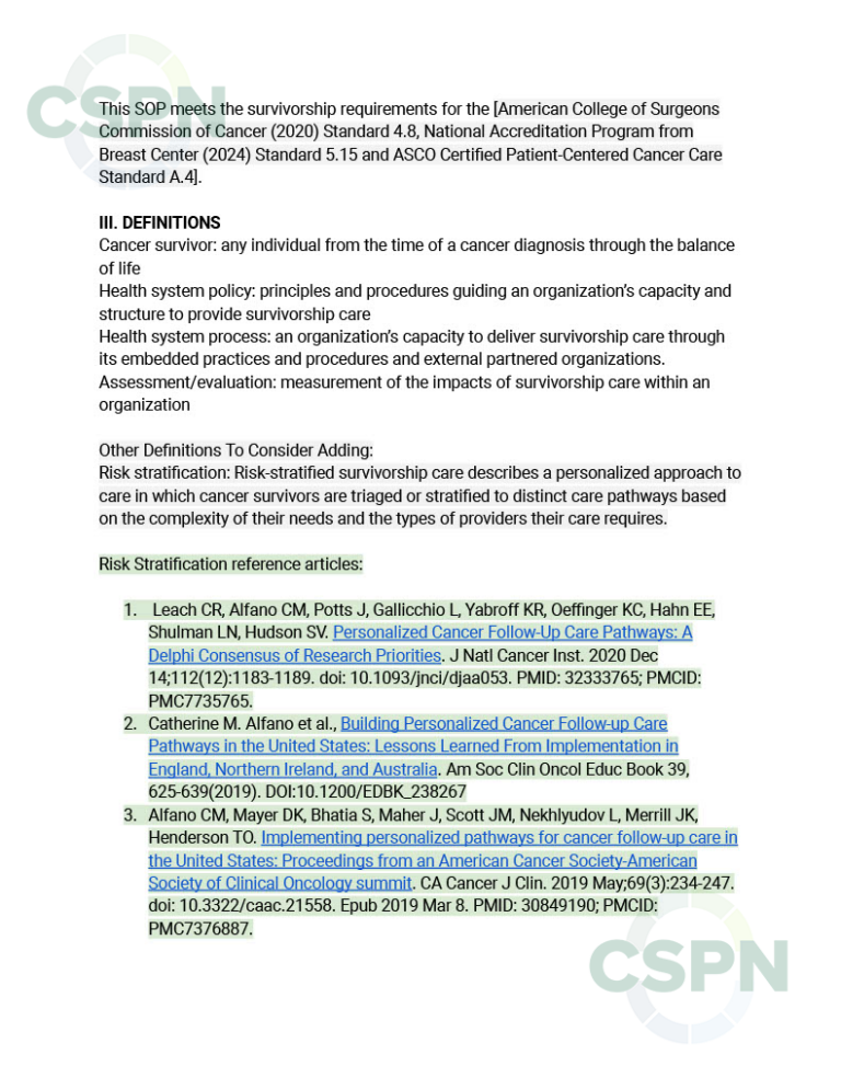 Resources For CSPN Members - CSPN